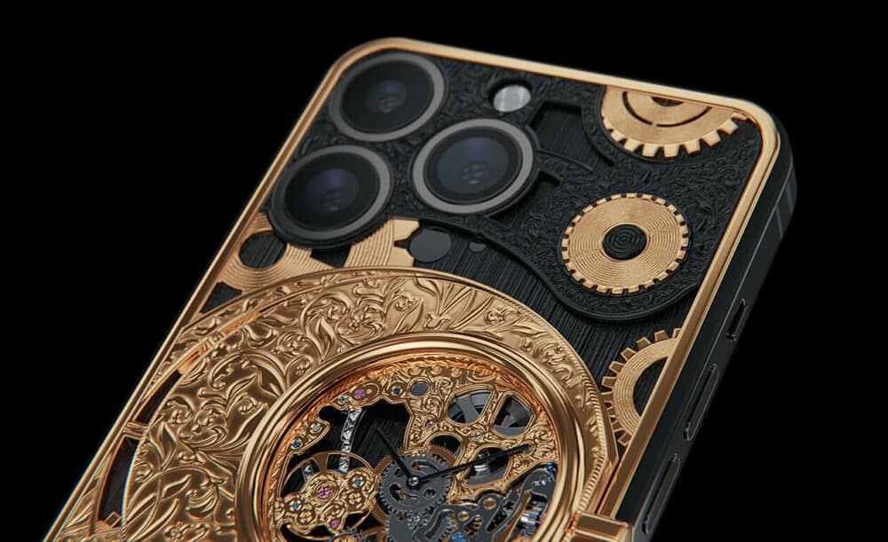 มือถือ iPhone Skeleton Gold Black Pro/Max - Boonlapo