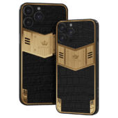 มือถือ iPhone Alligator Gold Lines Pro/Max - Boonlapo